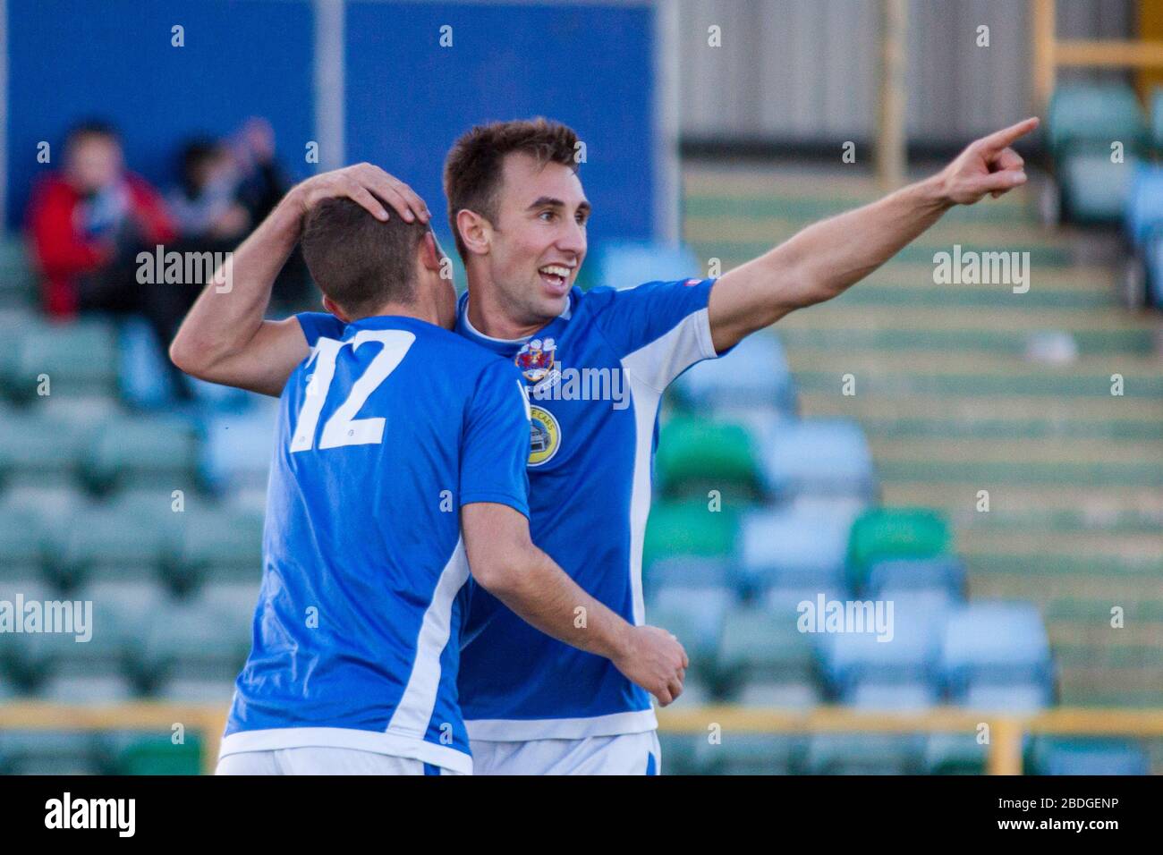 Barry Town United v Pen-y-Bont at Jenner Park Stock Photo - Alamy