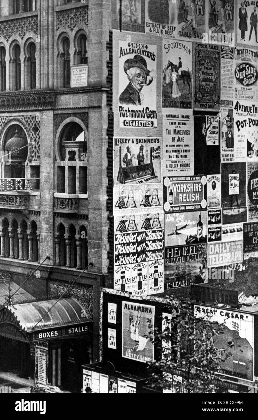 London, the Alhambra 1899 Stock Photo - Alamy