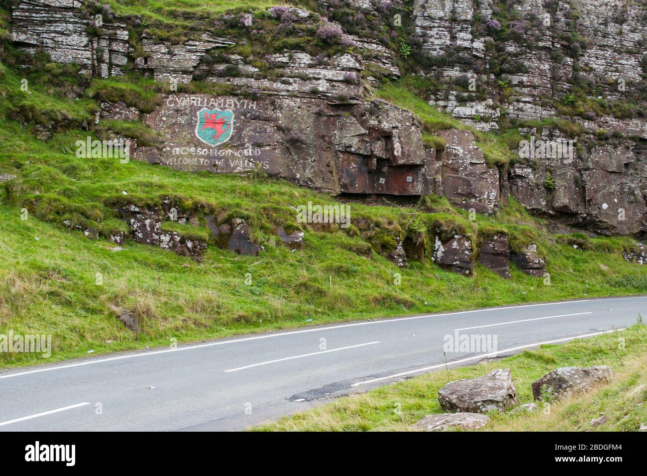 A view from the Bwlch, Wales Stock Photo - Alamy