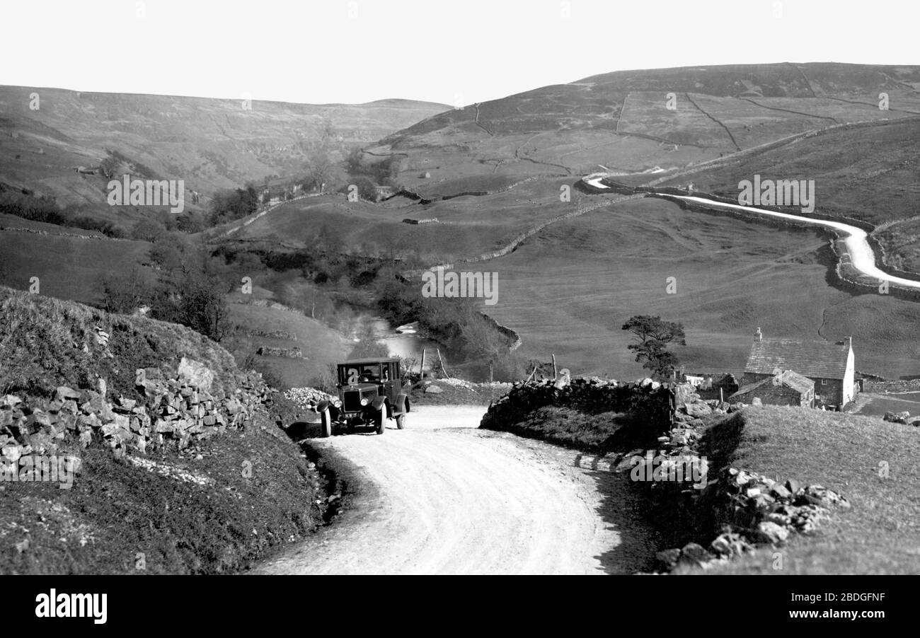 Keld, Swaledale from the west c1932 Stock Photo - Alamy