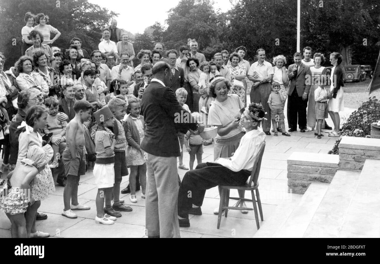Lowestoft, the King and Queen of Guntonia, Gunton Hall Holiday Camp ...