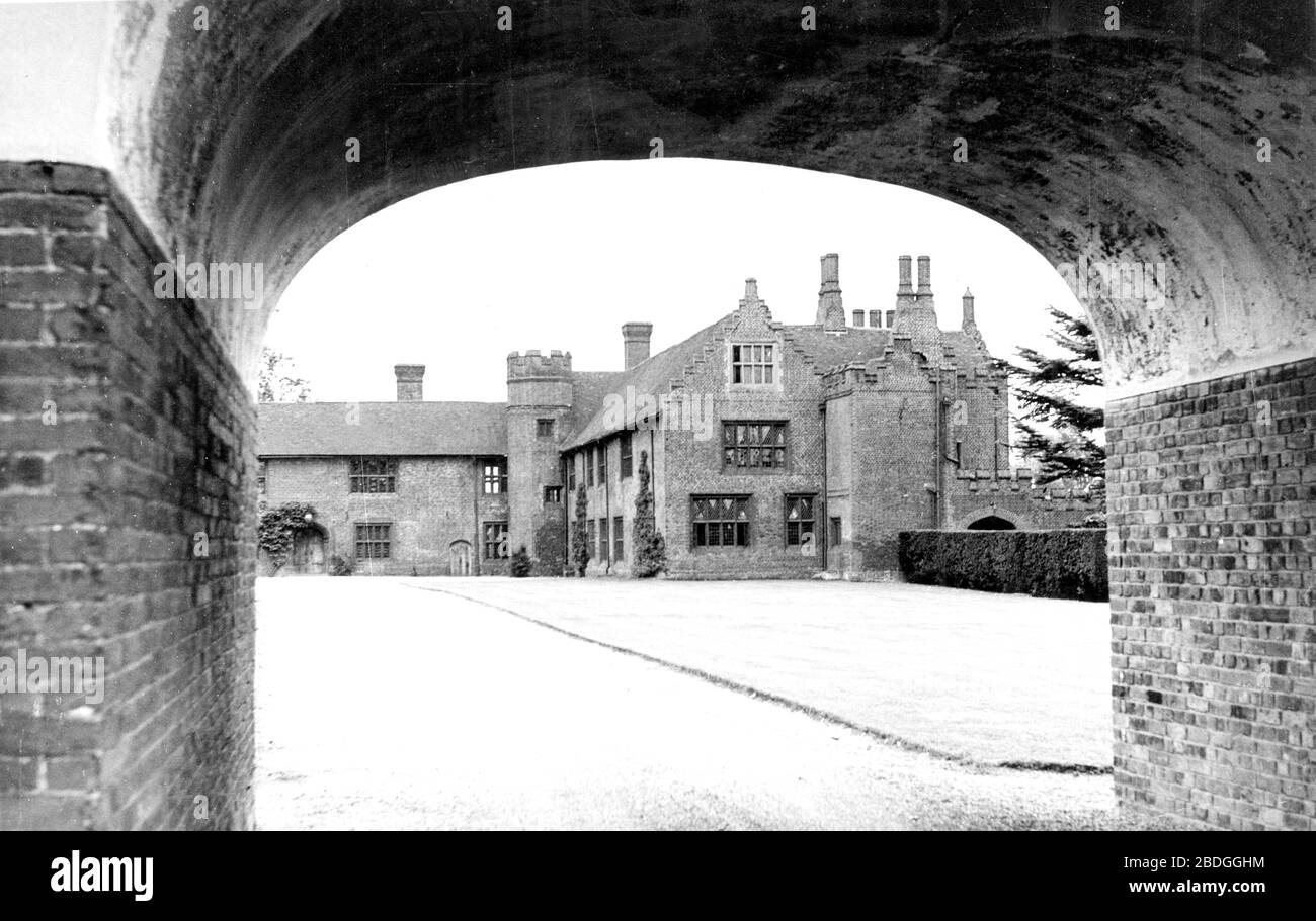 Ingatestone, the Hall, Gateway and Courtyard c1955 Stock Photo - Alamy