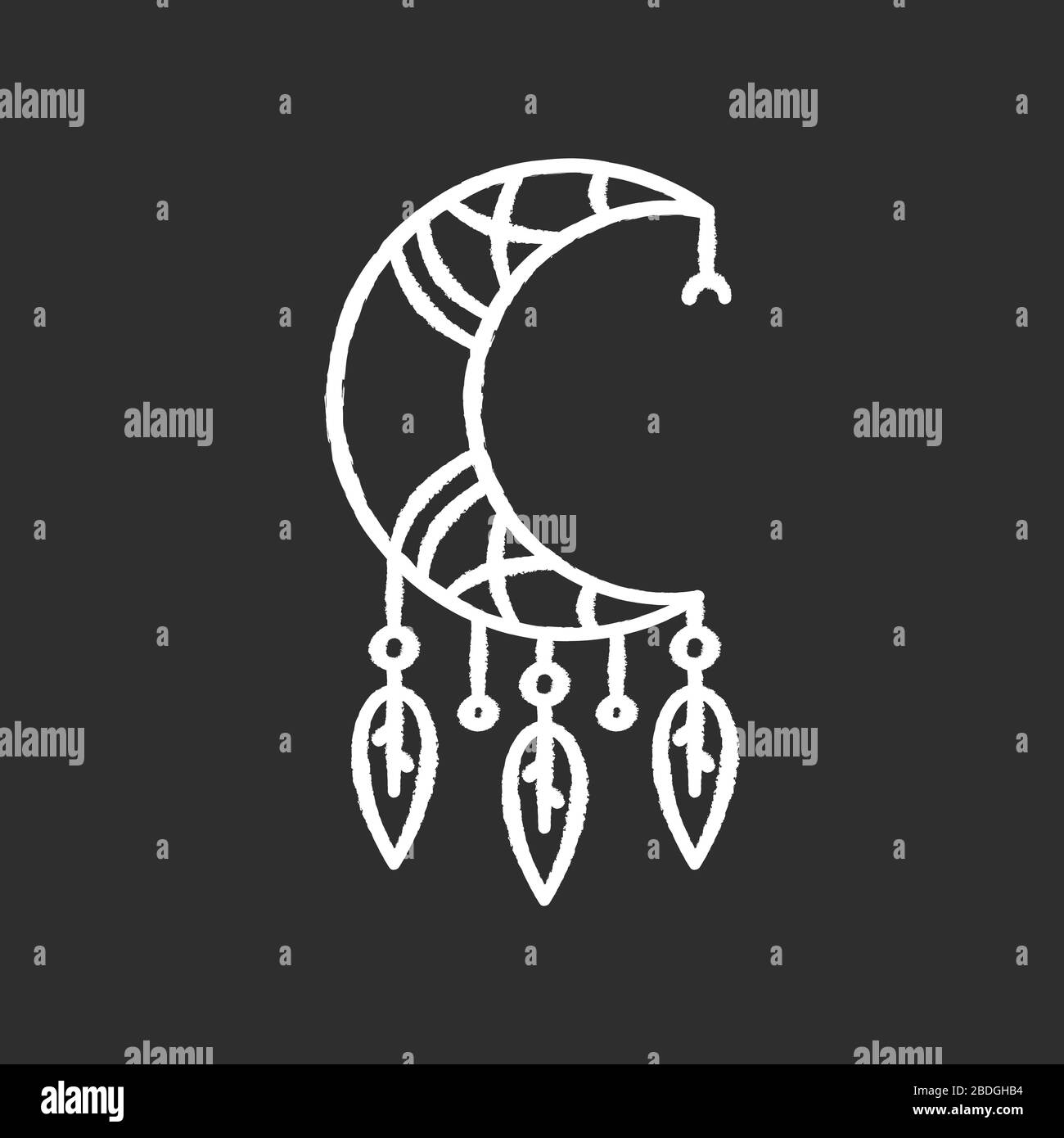 Crescent moon pendant hi-res stock photography and images - Alamy