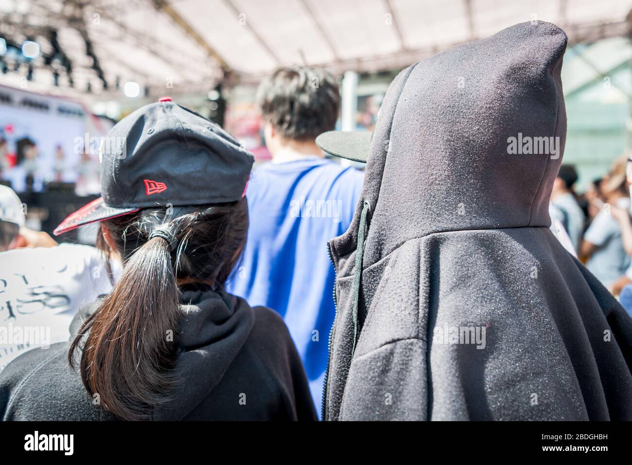 Fans enjoy the entertainment at The Japanese Expo, Bangkok Thailand ...
