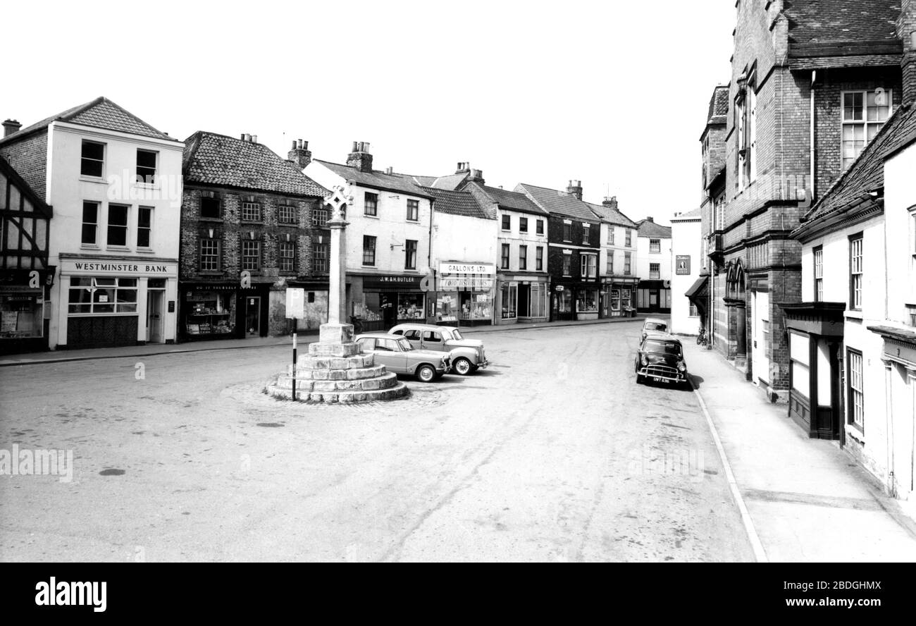 Howden, the Market Place c1965 Stock Photo - Alamy