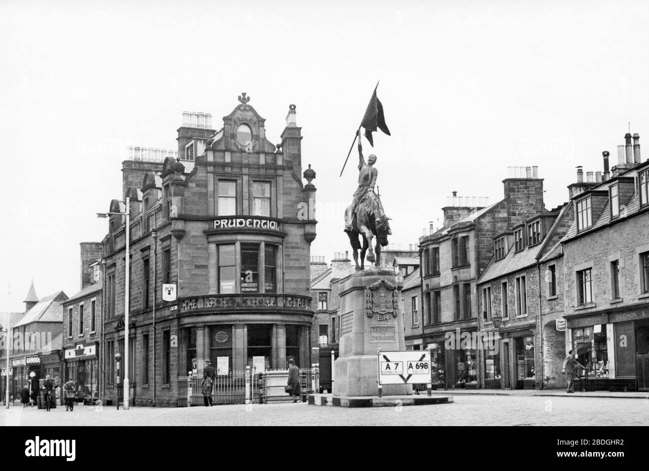 Hawick, 1514 Memorial c1955 Stock Photo - Alamy