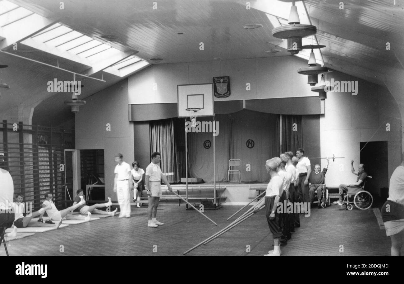Garston, Manor Gymnasium c1955 Stock Photo - Alamy