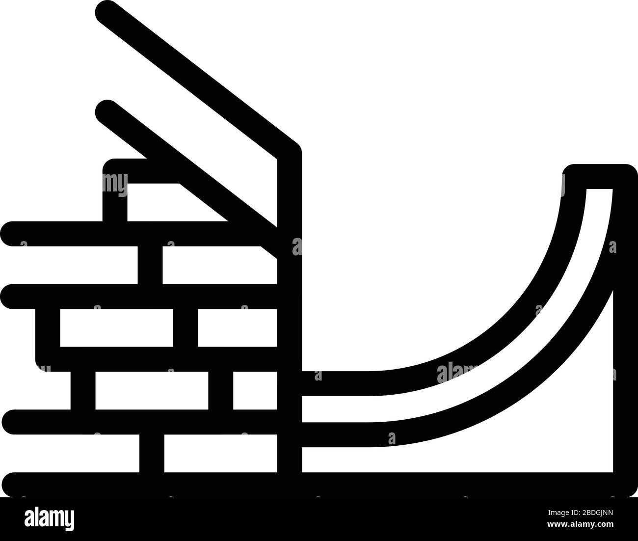 Sewer concrete pipe Stock Vector Images - Alamy