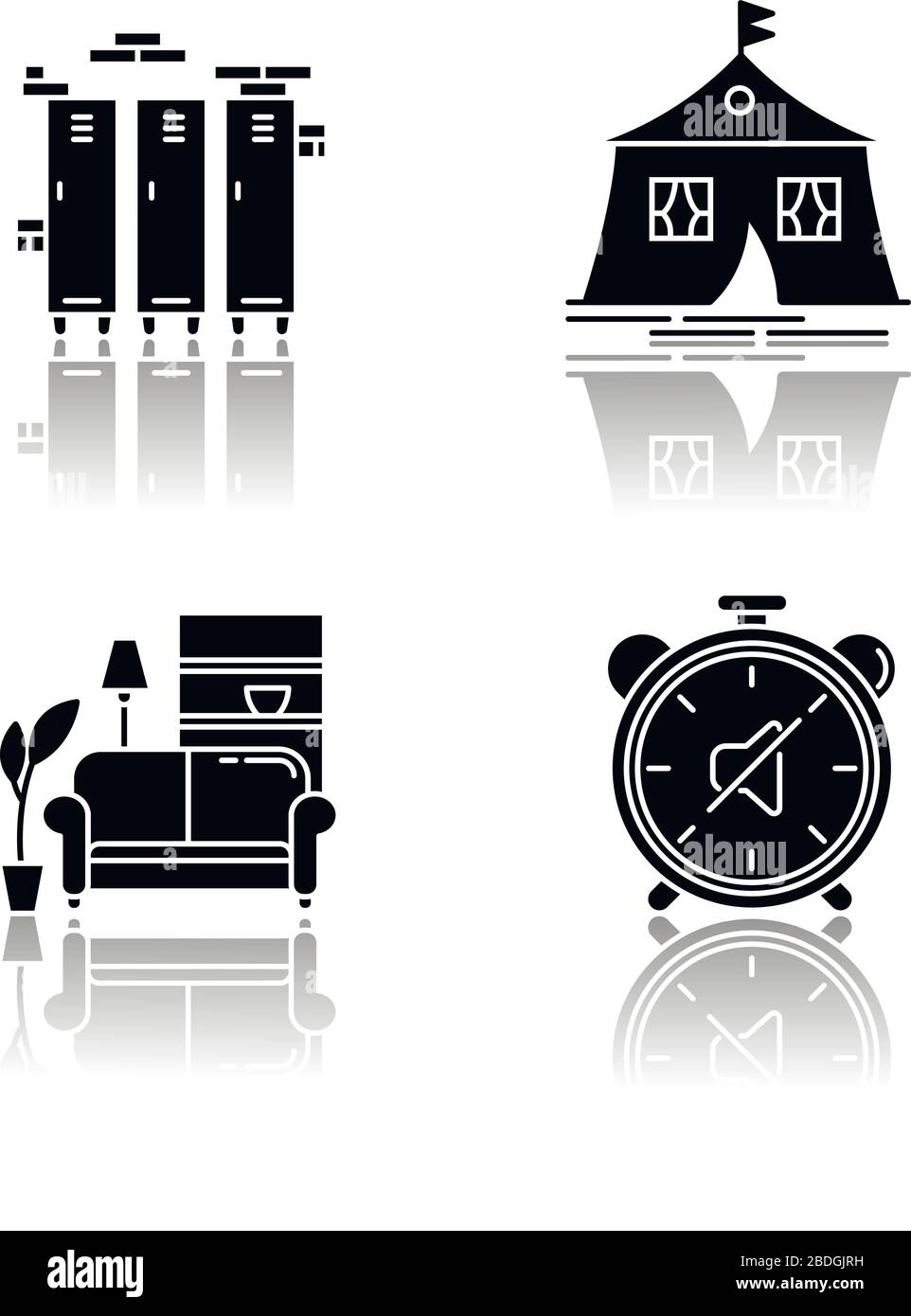 Dormitory room college Black and White Stock Photos & Images - Alamy