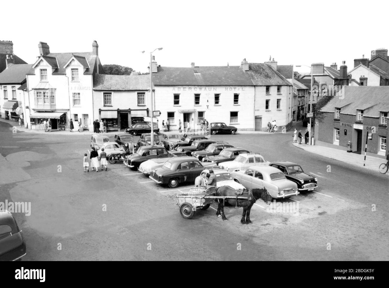 Fishguard, the Square c1960 Stock Photo - Alamy