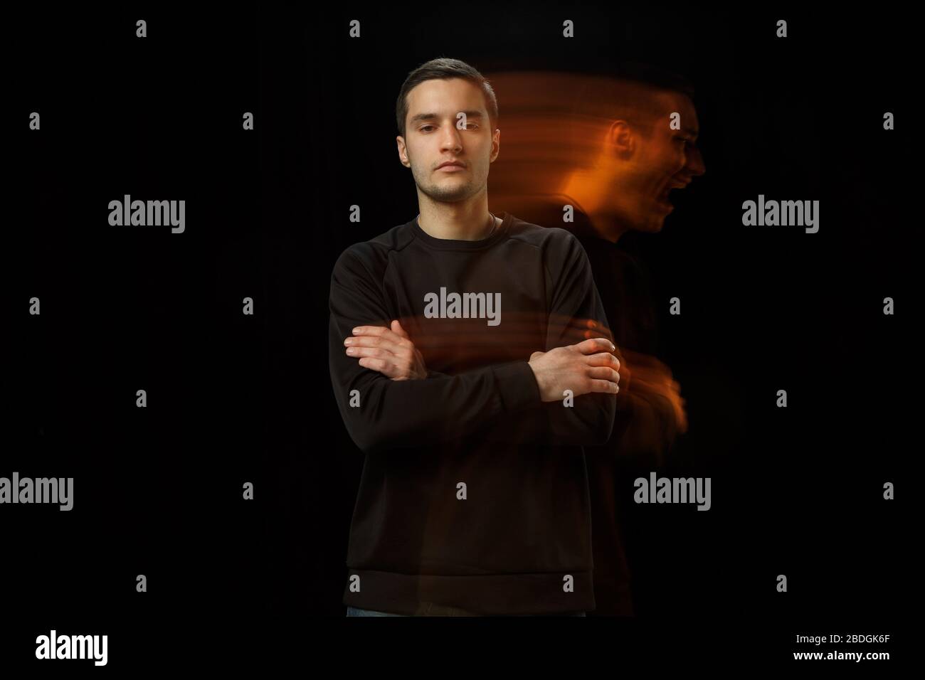 Calm outside, screaming inside. The versatility of man - opened ...