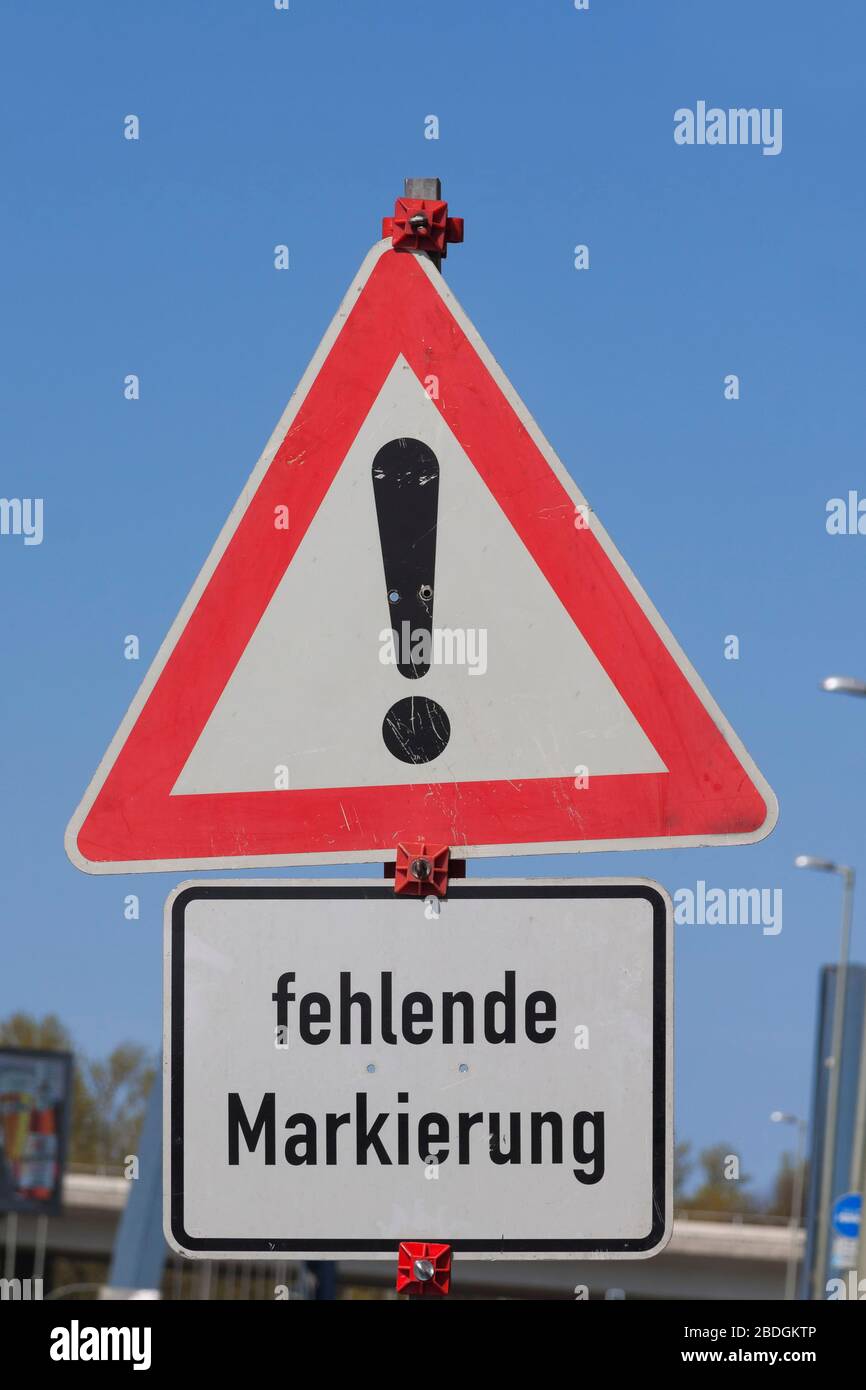 Missing traffic signs hi-res stock photography and images - Alamy