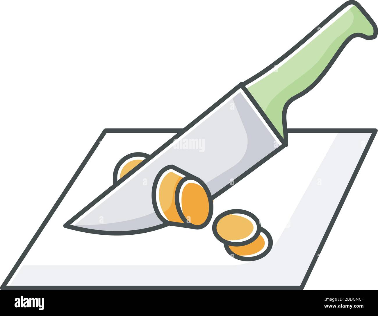 Slicing technique Stock Vector Images - Alamy