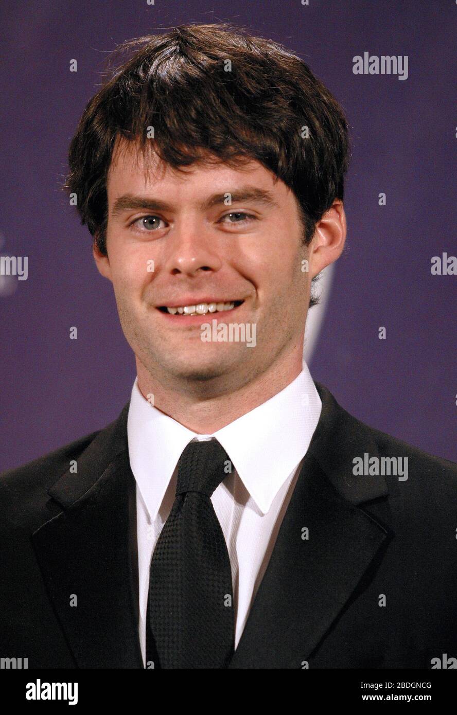 Bill Hader in the press room at the Rock & Roll Hall Of Fame Induction ...