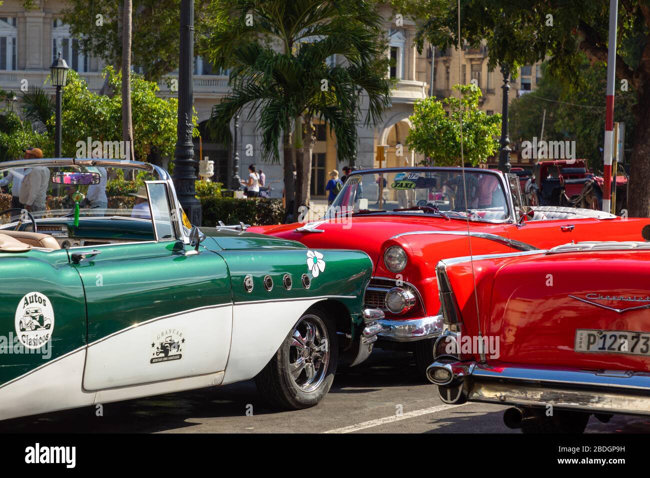 HAVANA, CUBA - DECEMBER 10, 2019: Havana Cuba Classic Cars. Typcal ...