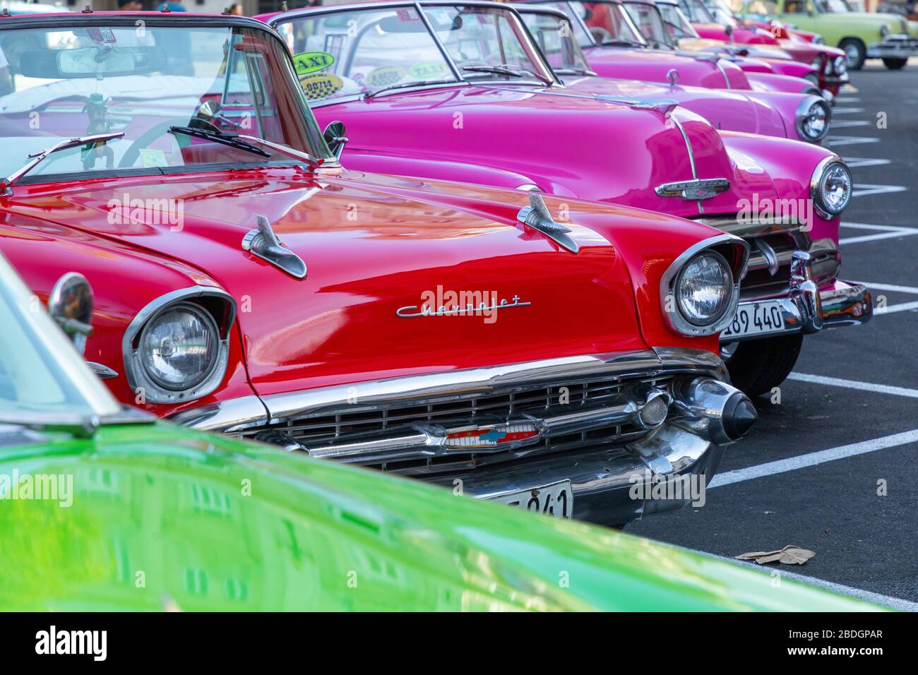 HAVANA, CUBA - DECEMBER 10, 2019: Havana Cuba Classic Cars. Typcal ...