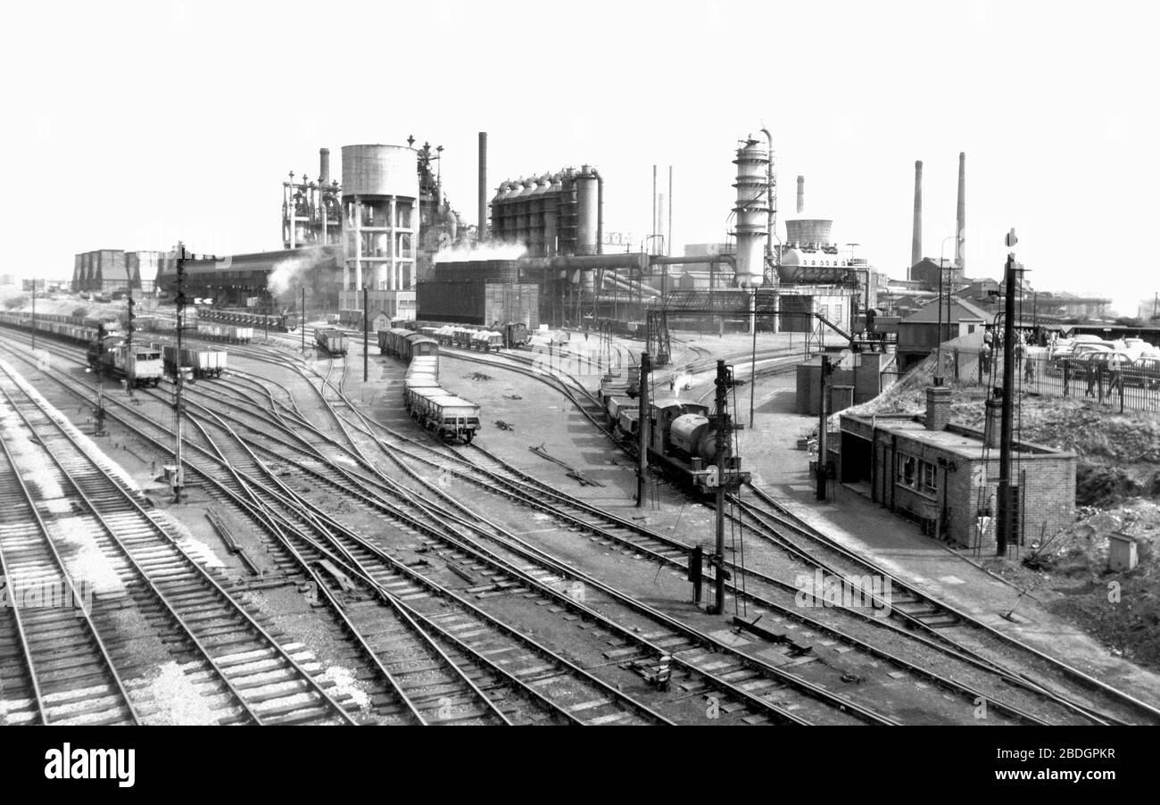 Corby, Stewarts and Lloyds Steel Works c1965 Stock Photo - Alamy