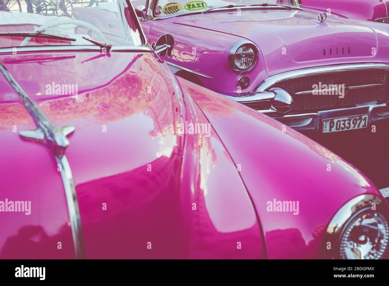 HAVANA, CUBA - DECEMBER 10, 2019: Havana Cuba Classic Cars. Typcal ...