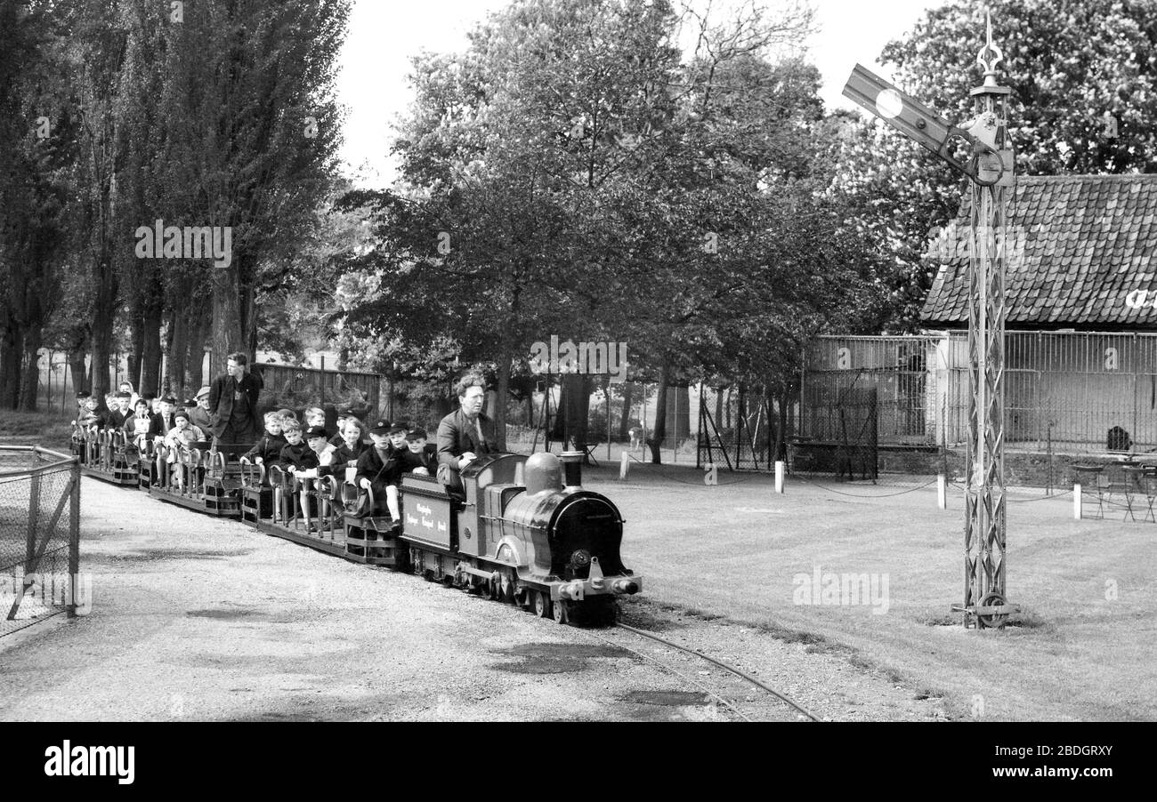 Chessington, Zoo, the Train c1965 Stock Photo - Alamy