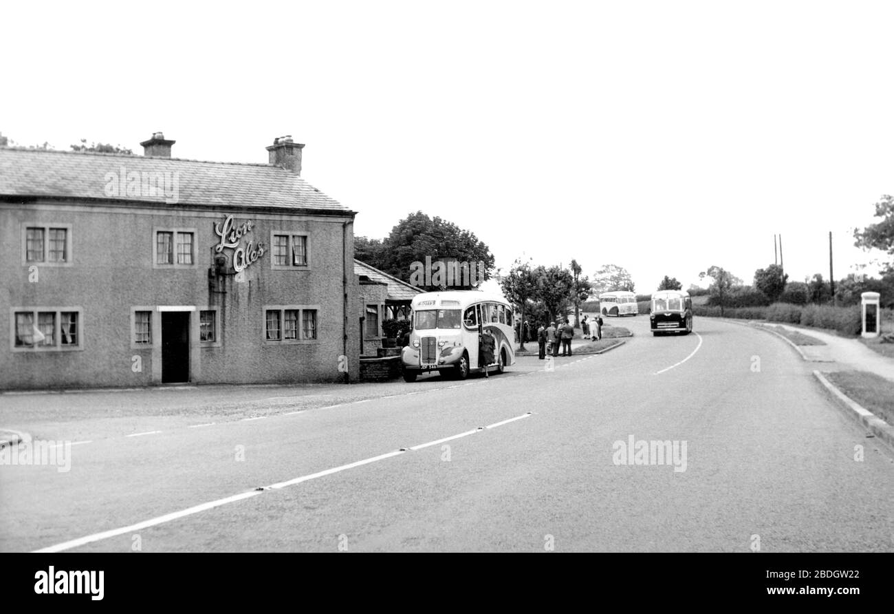Bilsborrow, the Roebuck Hotel c1955 Stock Photo - Alamy