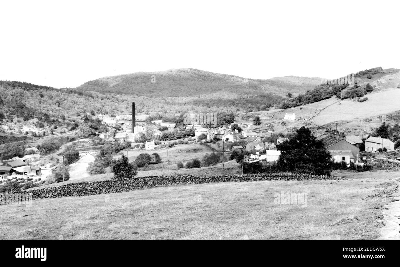 Backbarrow, the Village c1965 Stock Photo - Alamy
