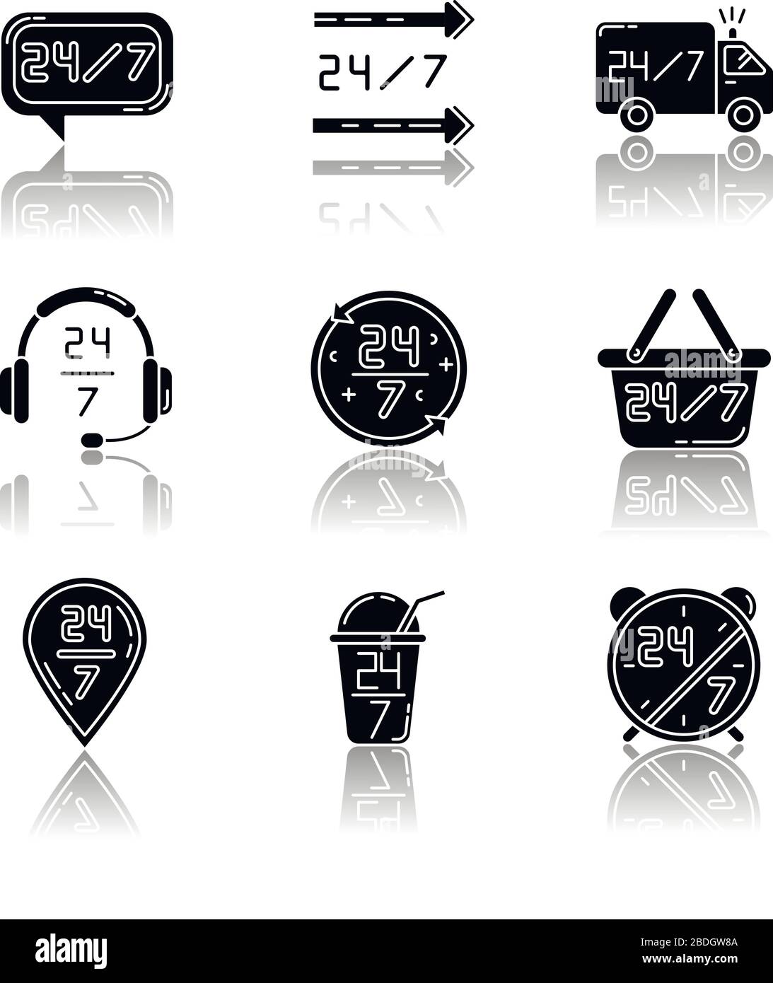 24 hour cafe open sign Cut Out Stock Images & Pictures - Alamy