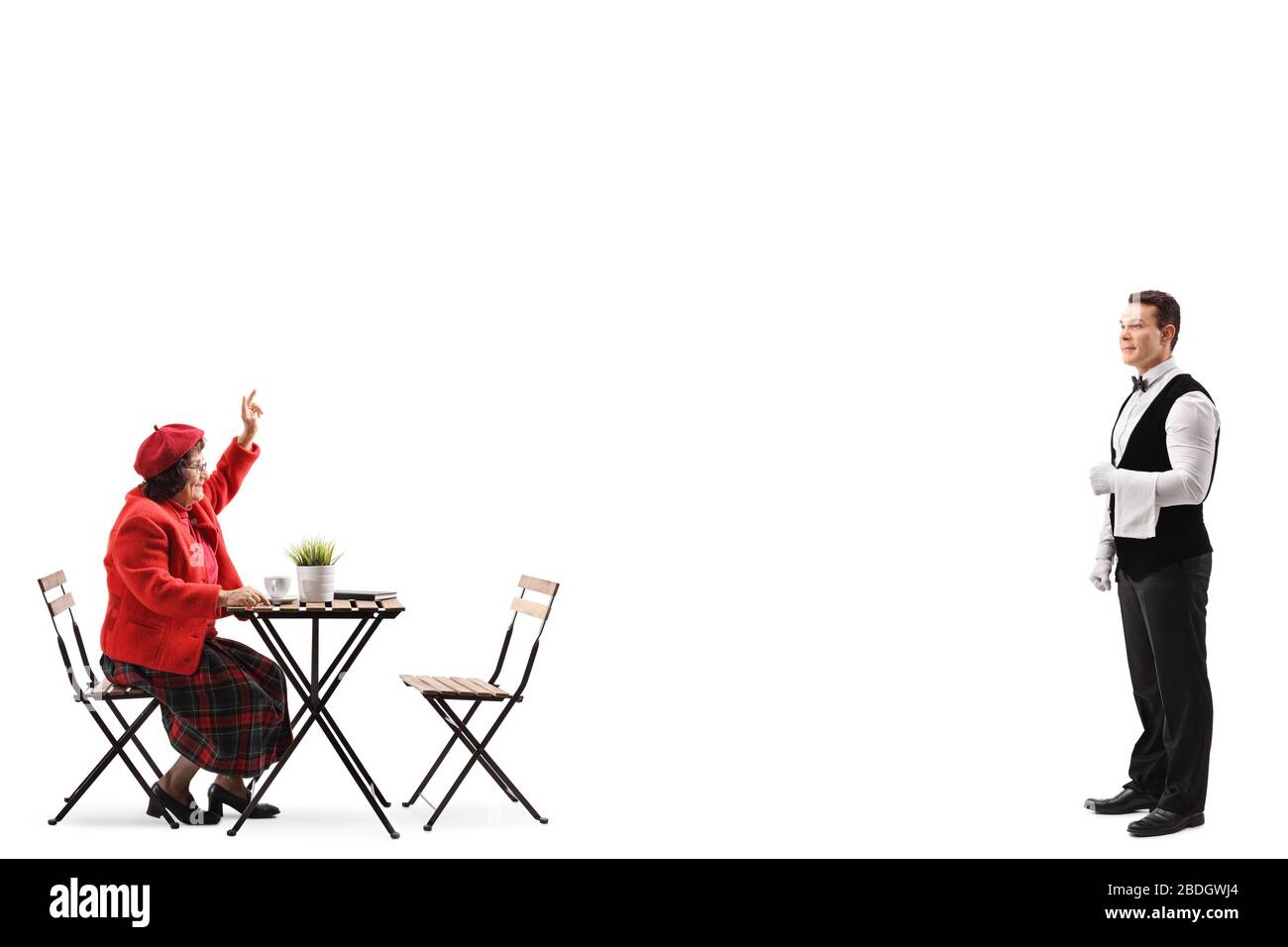 People seated at cafe Cut Out Stock Images & Pictures - Alamy