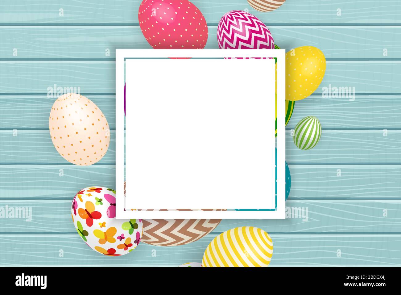 Abstract Happy Easter Background Vector Illustration Stock Vector Image ...