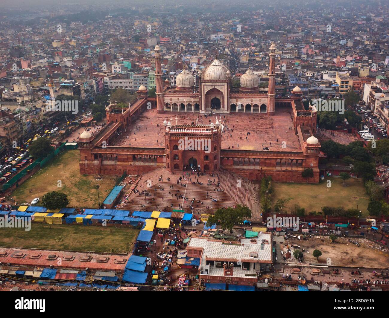 Jama masjid delhi aerial hi-res stock photography and images - Alamy