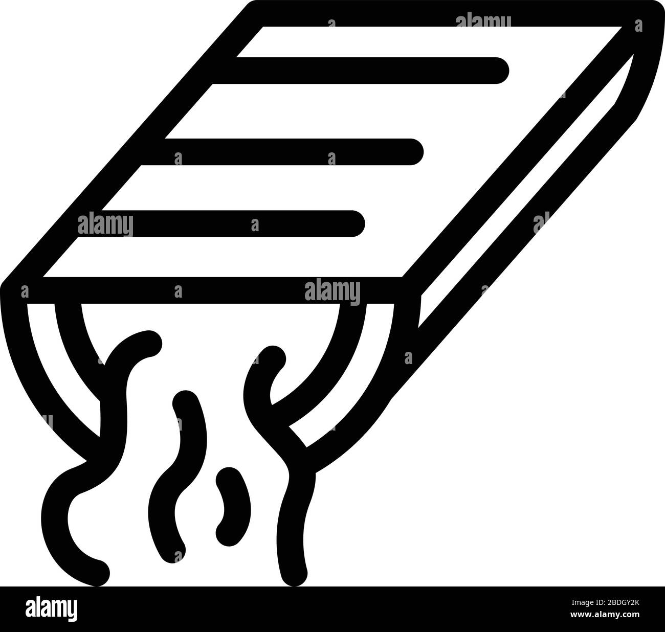 Construction gutter icon, outline style Stock Vector Image & Art - Alamy