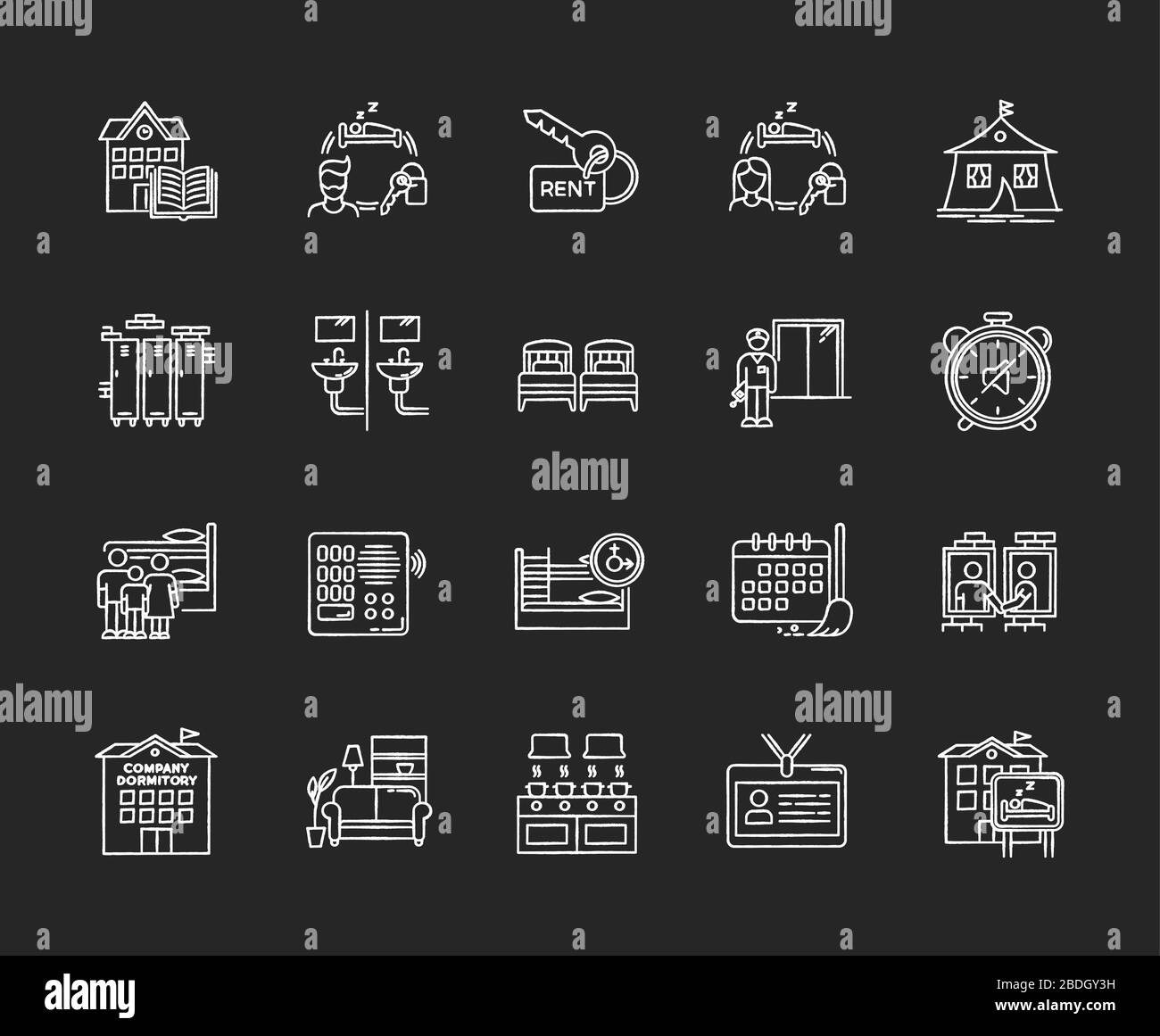University accommodations Stock Vector Images - Alamy