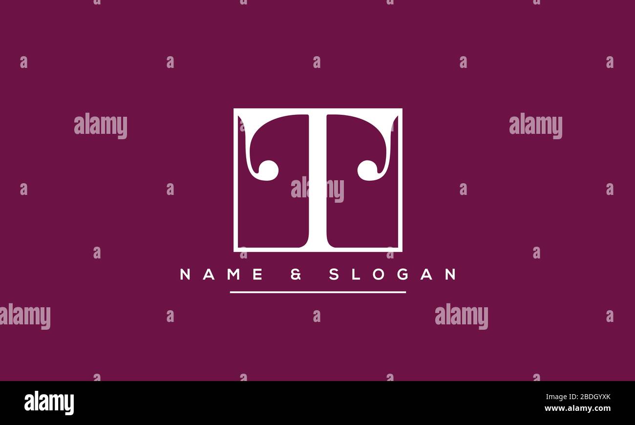 Abstract Letter T, TT Alphabet Logo Stock Vector Image & Art - Alamy