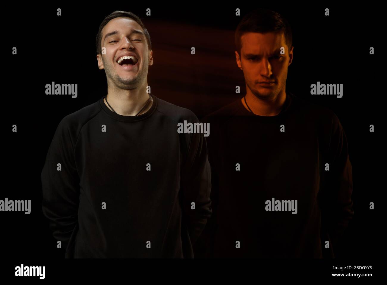 Laughting outside, angry inside. The versatility of man - opened ...