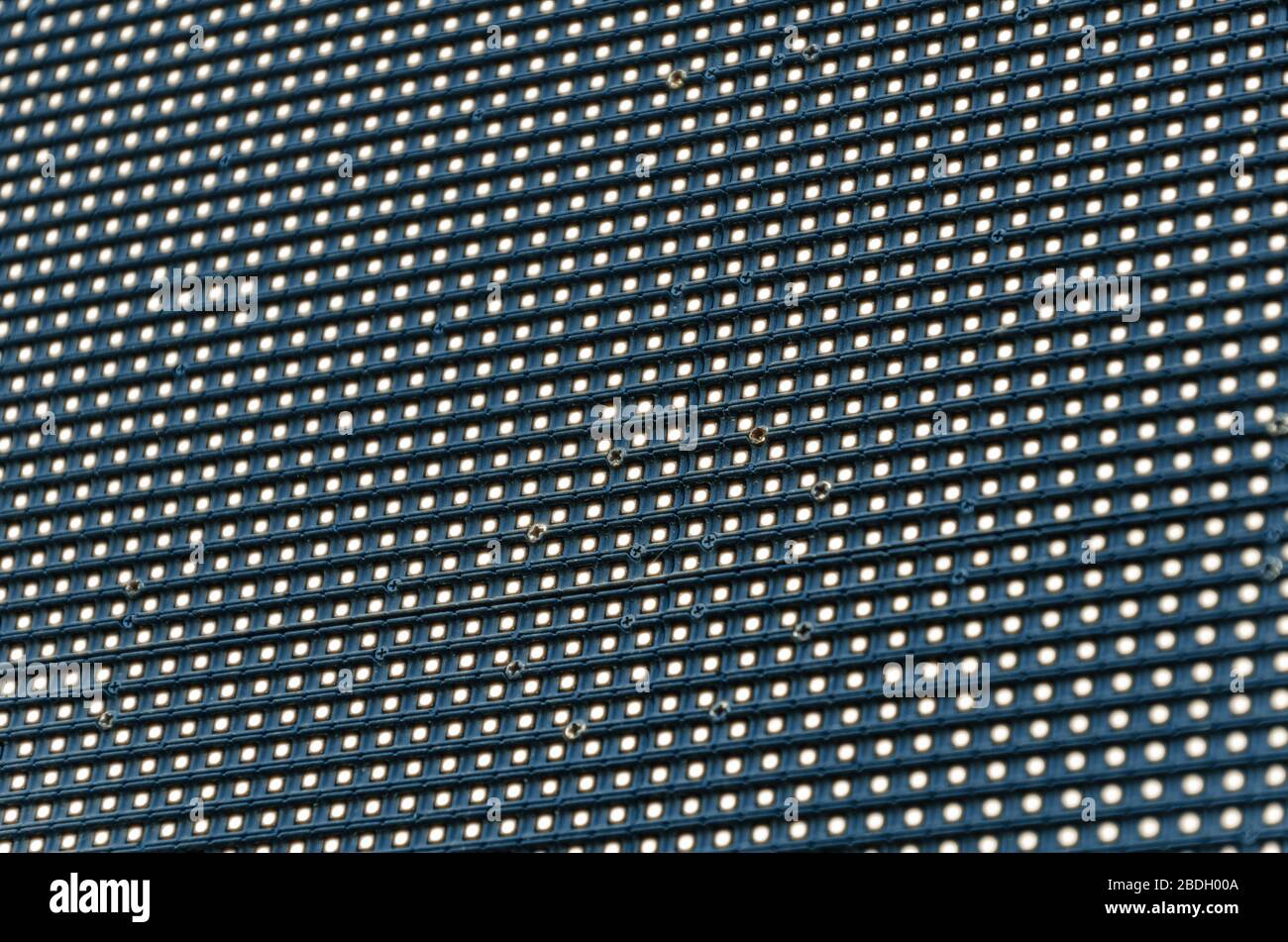 Street LED information screen close-up. LED panel. Lots of leds on ...