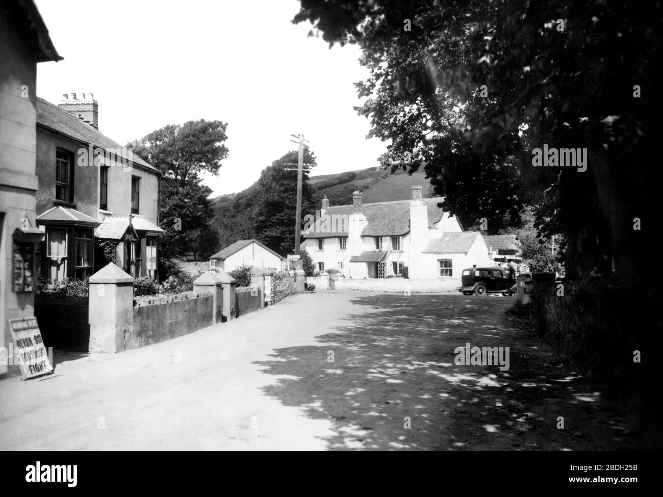 Croyde, Village 1936 Stock Photo - Alamy