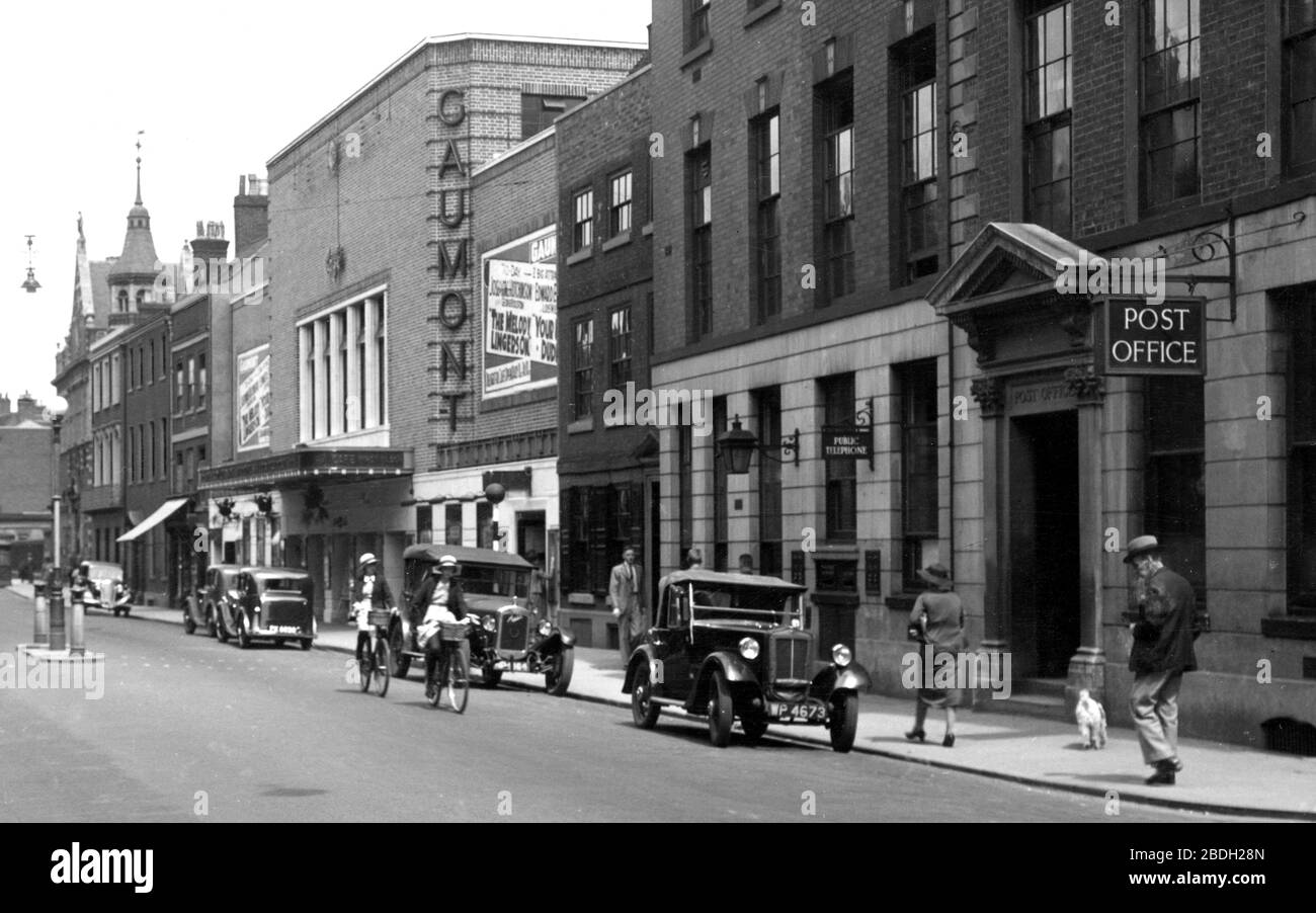 Worcester, Foregate Street and Post Office 1936 Stock Photo - Alamy