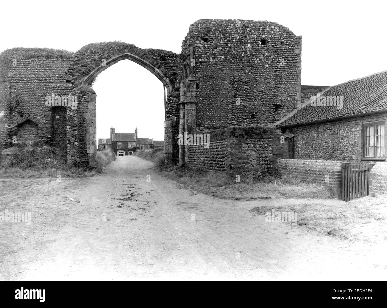 Bacton, Abbey 1933 Stock Photo - Alamy