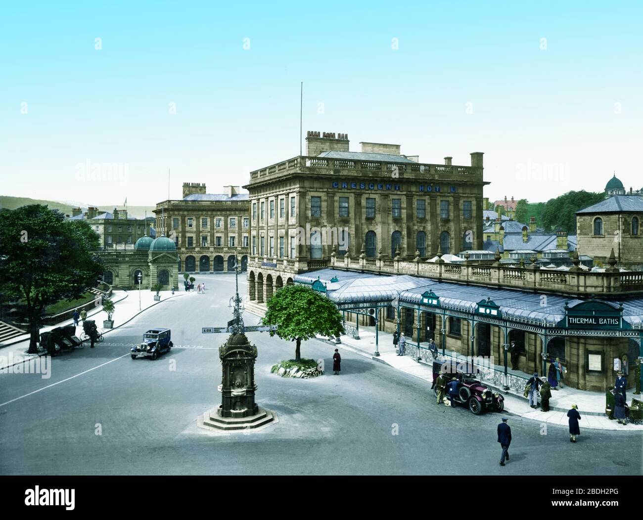 Buxton, Crescent Hotel 1932 Stock Photo - Alamy