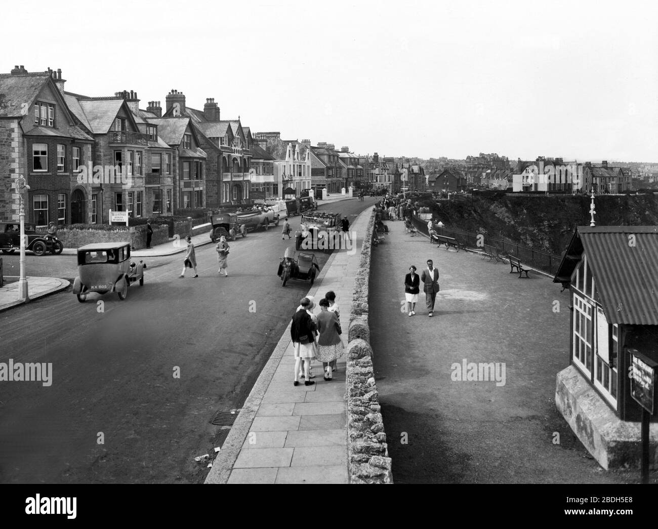 Newquay, Narrowcliff 1928 Stock Photo - Alamy