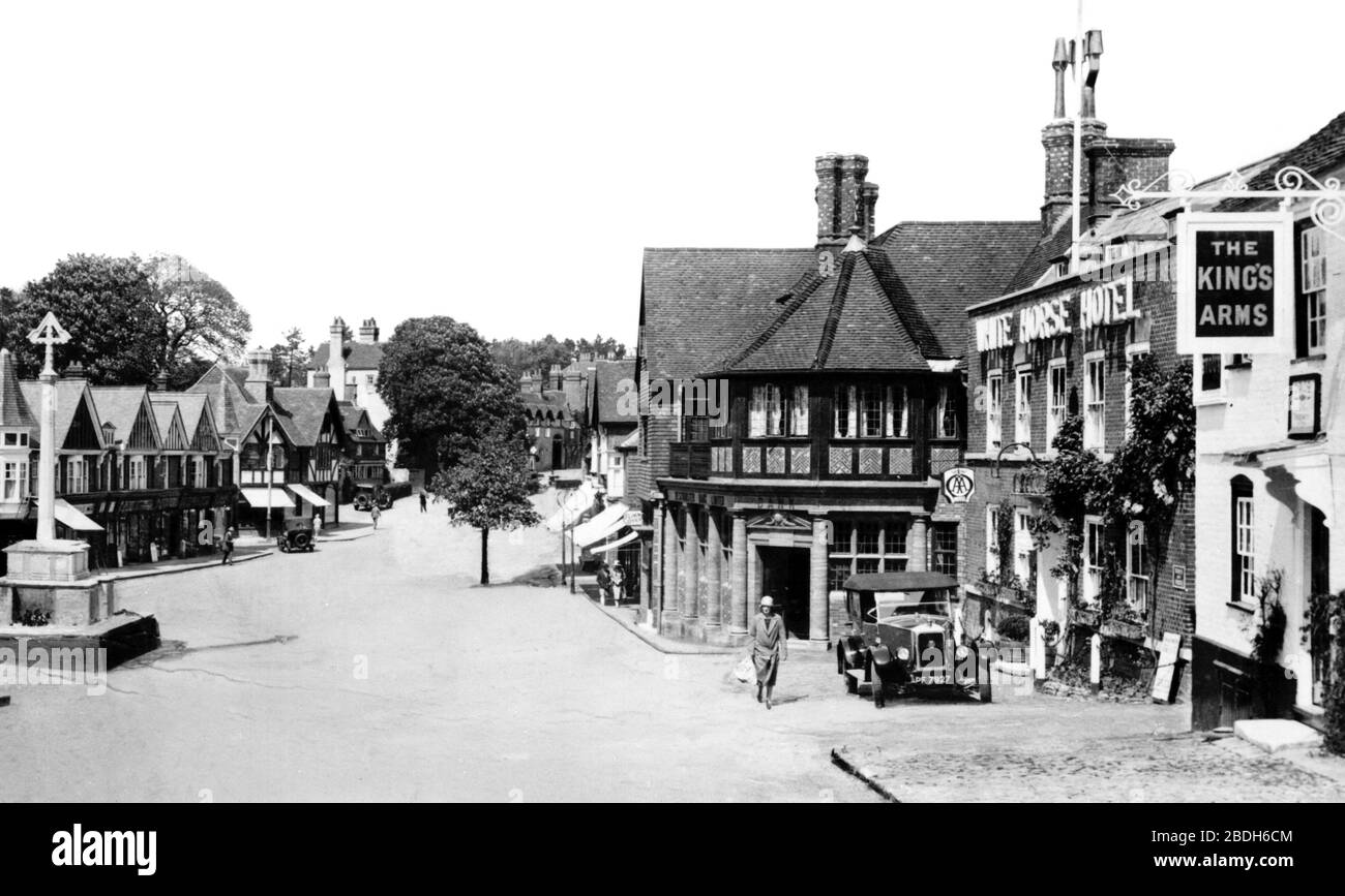 Haslemere, High Street 1927 Stock Photo - Alamy
