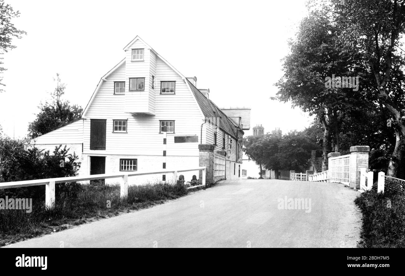 Barton Mills, the Mill 1925 Stock Photo - Alamy