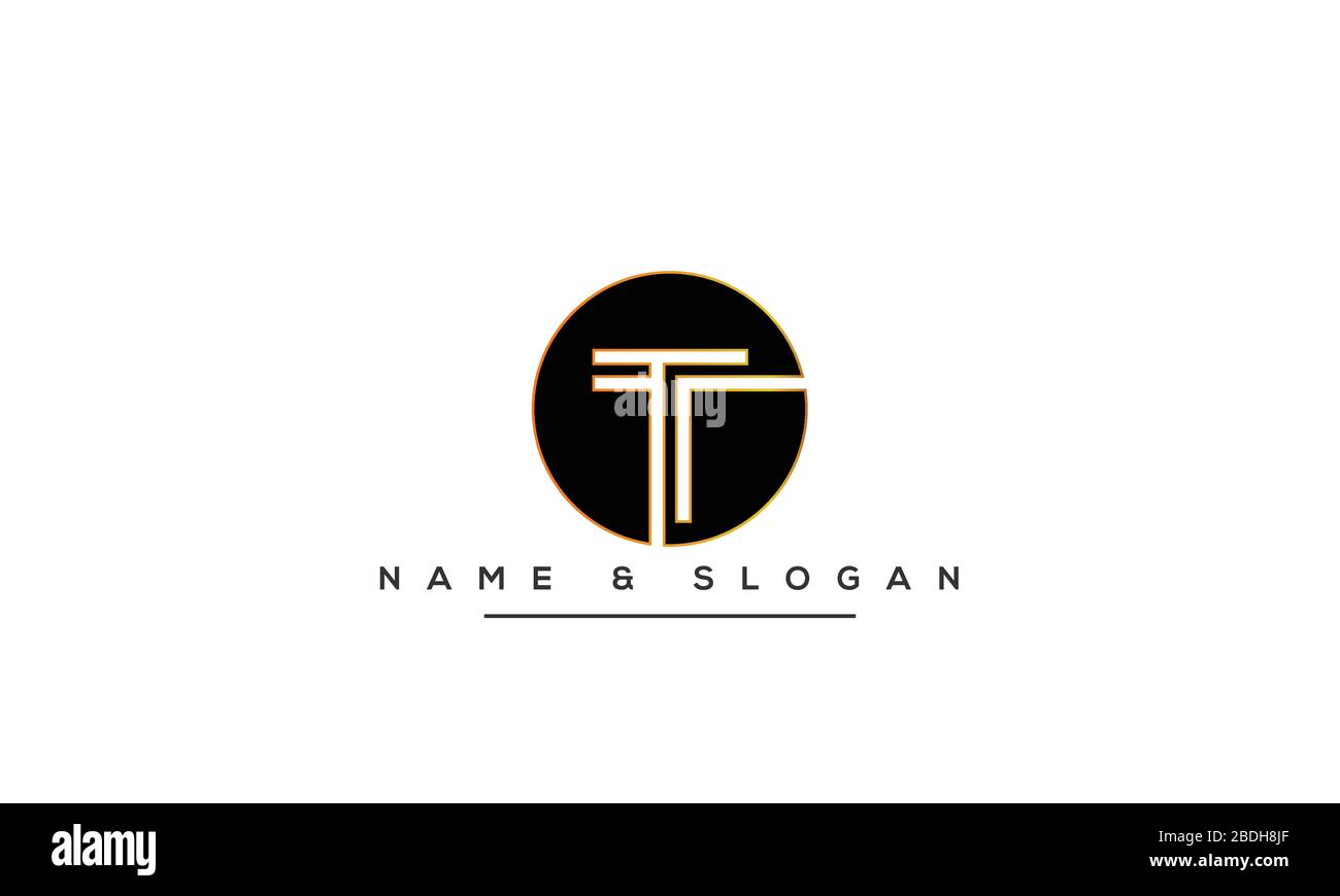 Abstract Letter T, TT Alphabet Logo Stock Vector Image & Art - Alamy