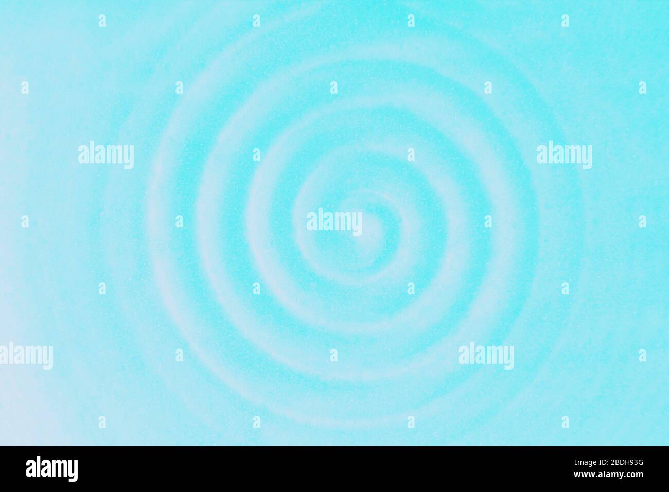 Spiral helix pattern. Ceramic dish, circular vibrations. Aqua color ...
