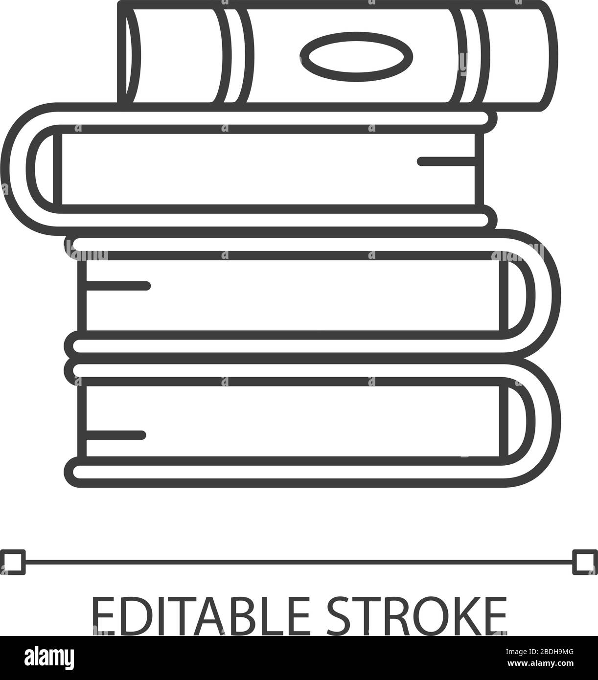 Textbooks stacked Stock Vector Images - Alamy