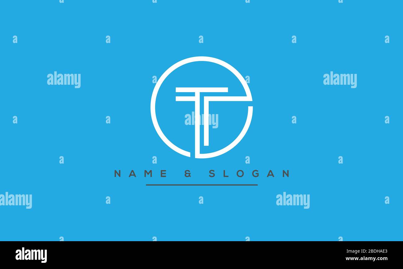 Abstract Letter T, TT Alphabet Logo Stock Vector Image & Art - Alamy