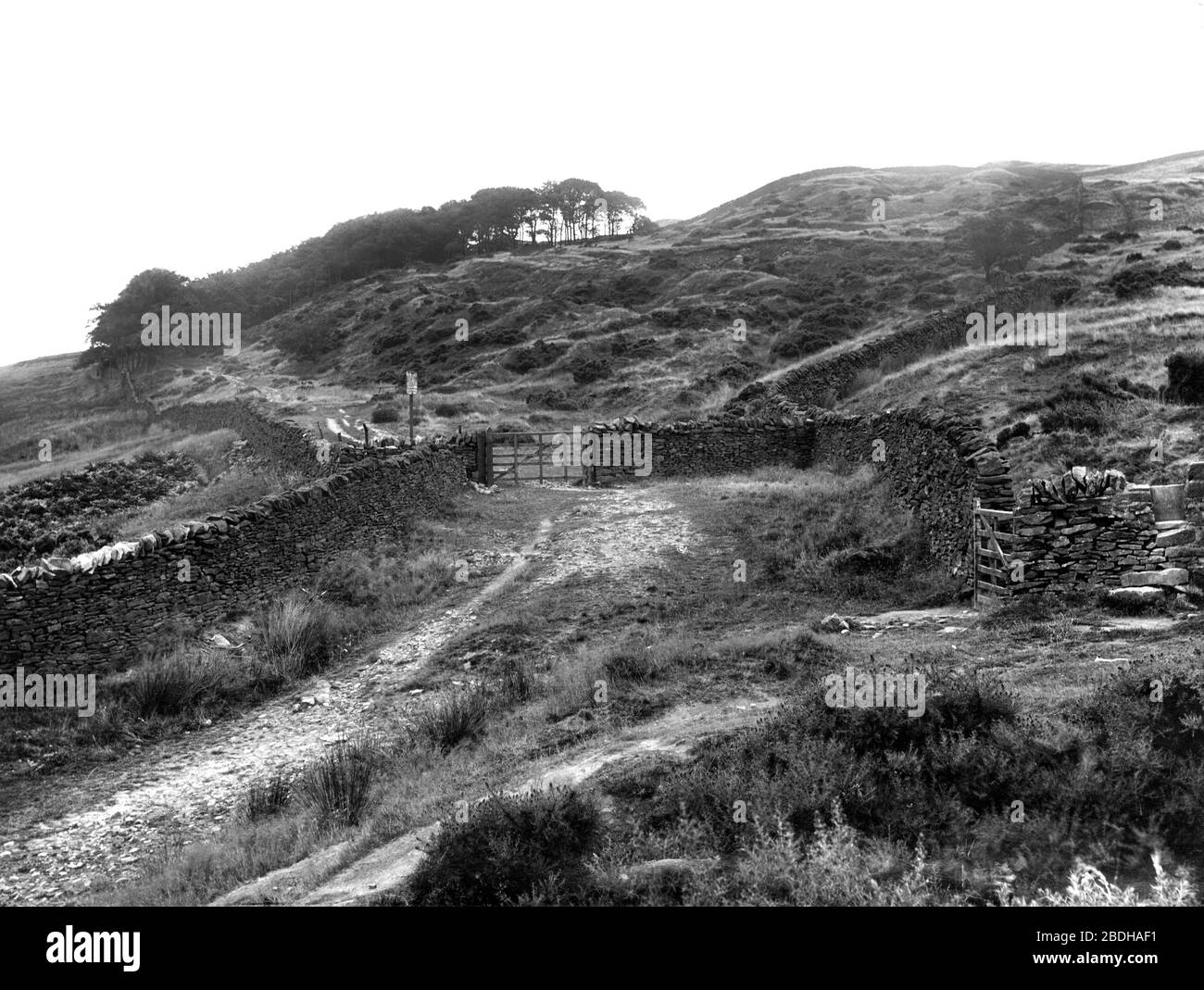 Skipton, Moor Gate and Old Roman Road 1923 Stock Photo - Alamy