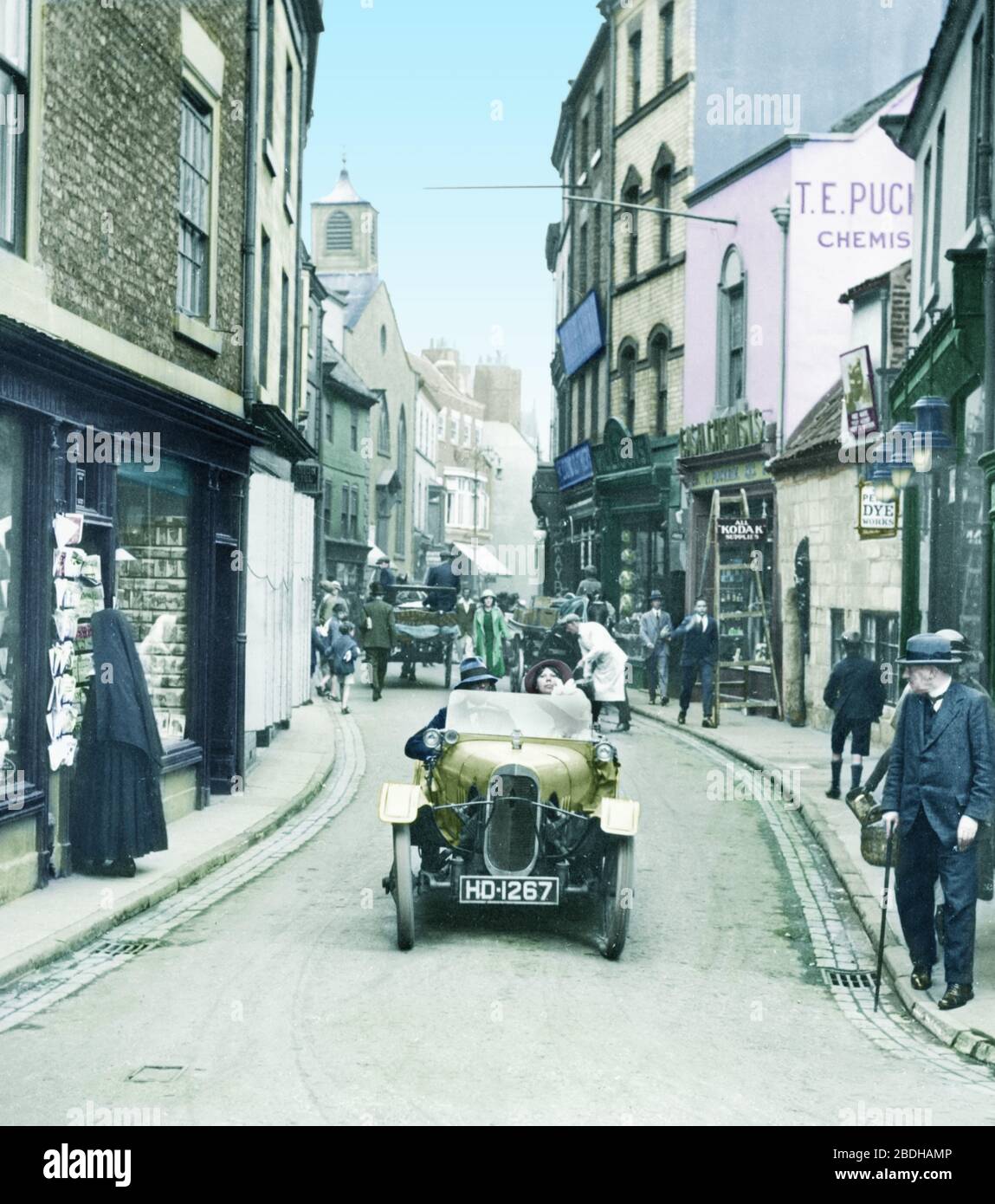 Whitby, Baxtergate 1923 Stock Photo - Alamy