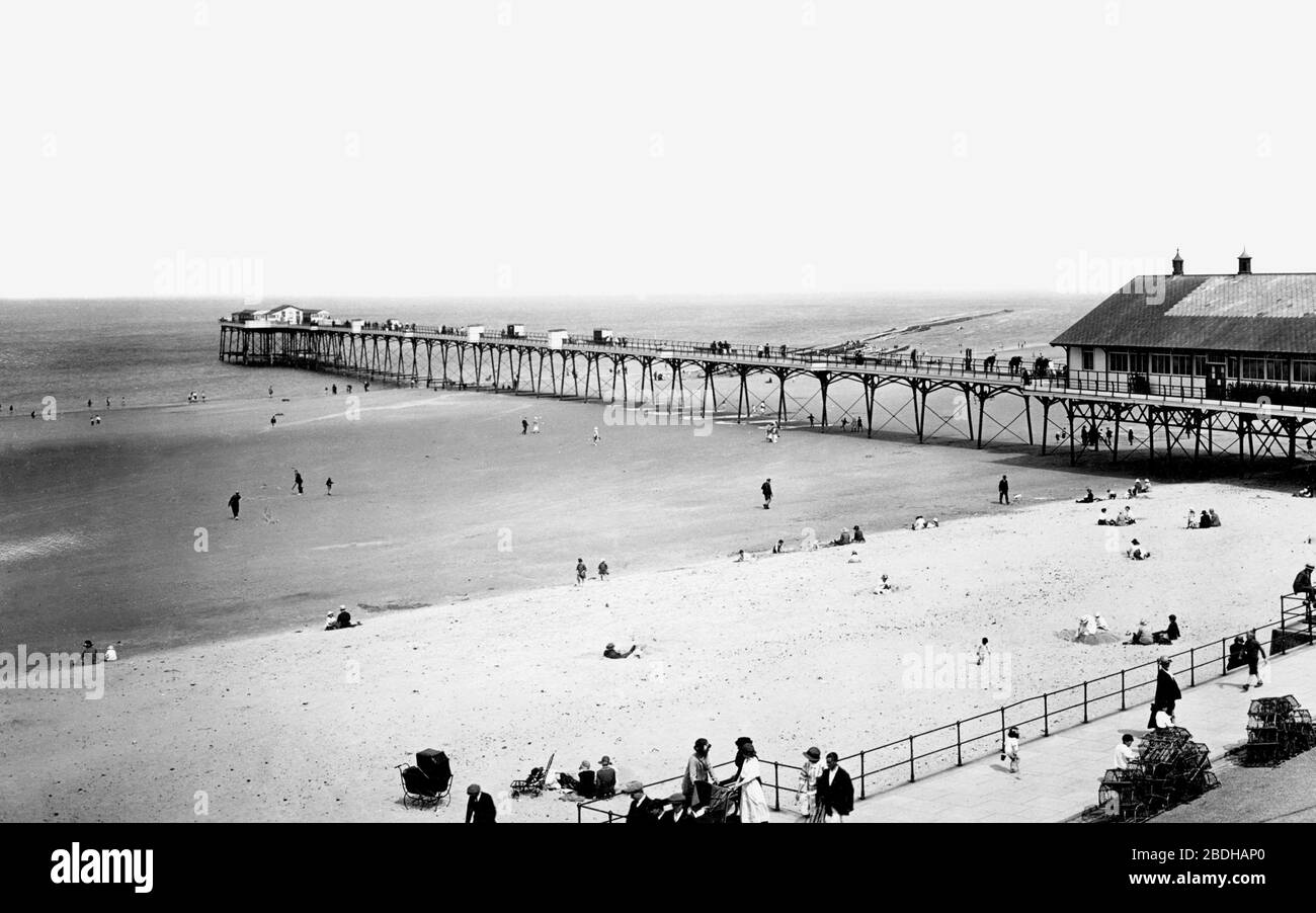 Redcar, the Pier 1923 Stock Photo - Alamy