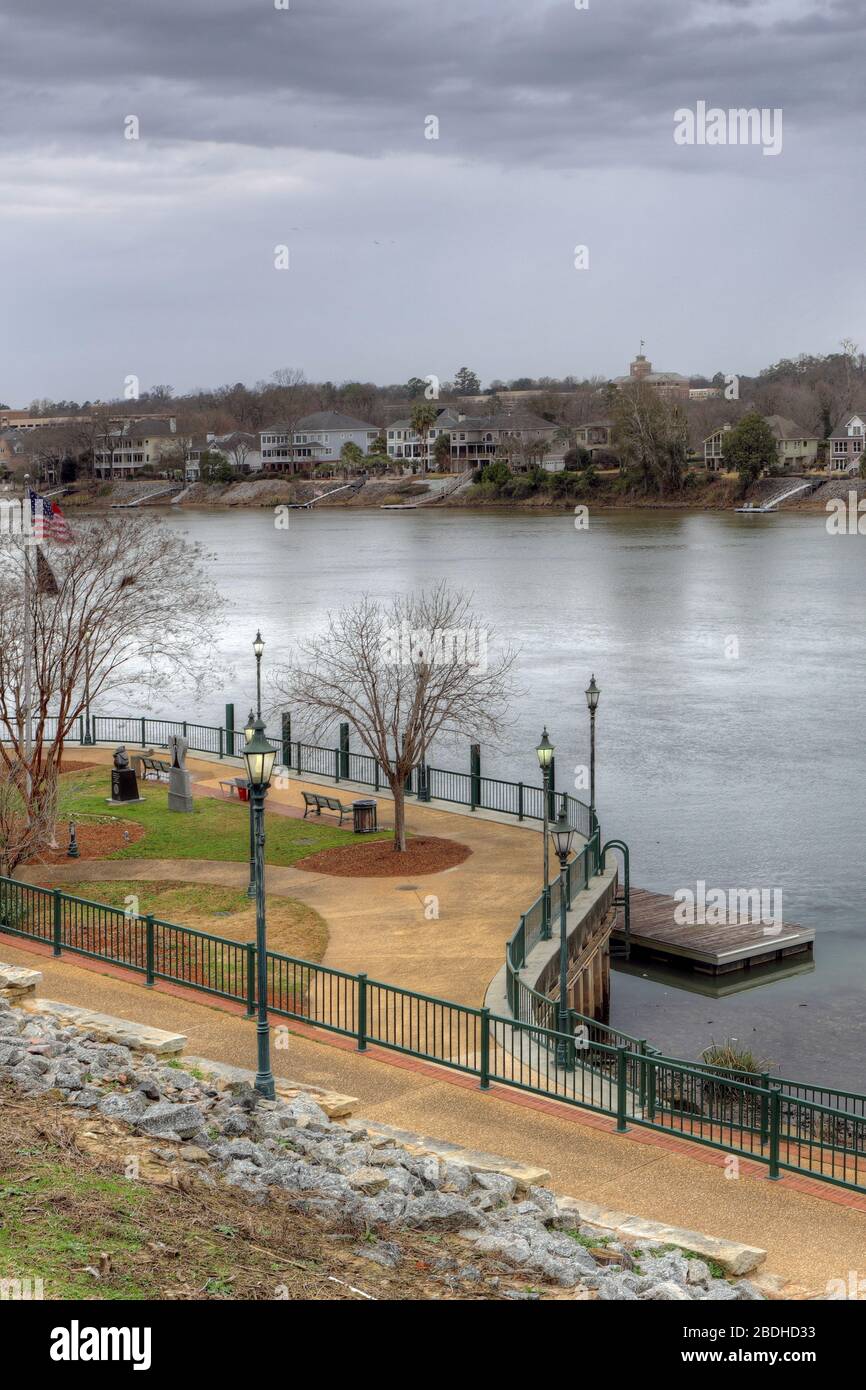 Augusta riverwalk hi-res stock photography and images - Alamy