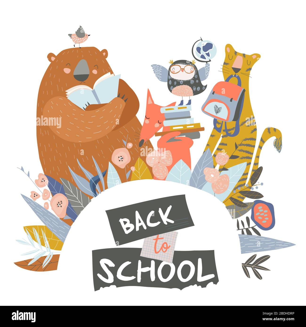 Preschool student reading Stock Vector Images - Alamy